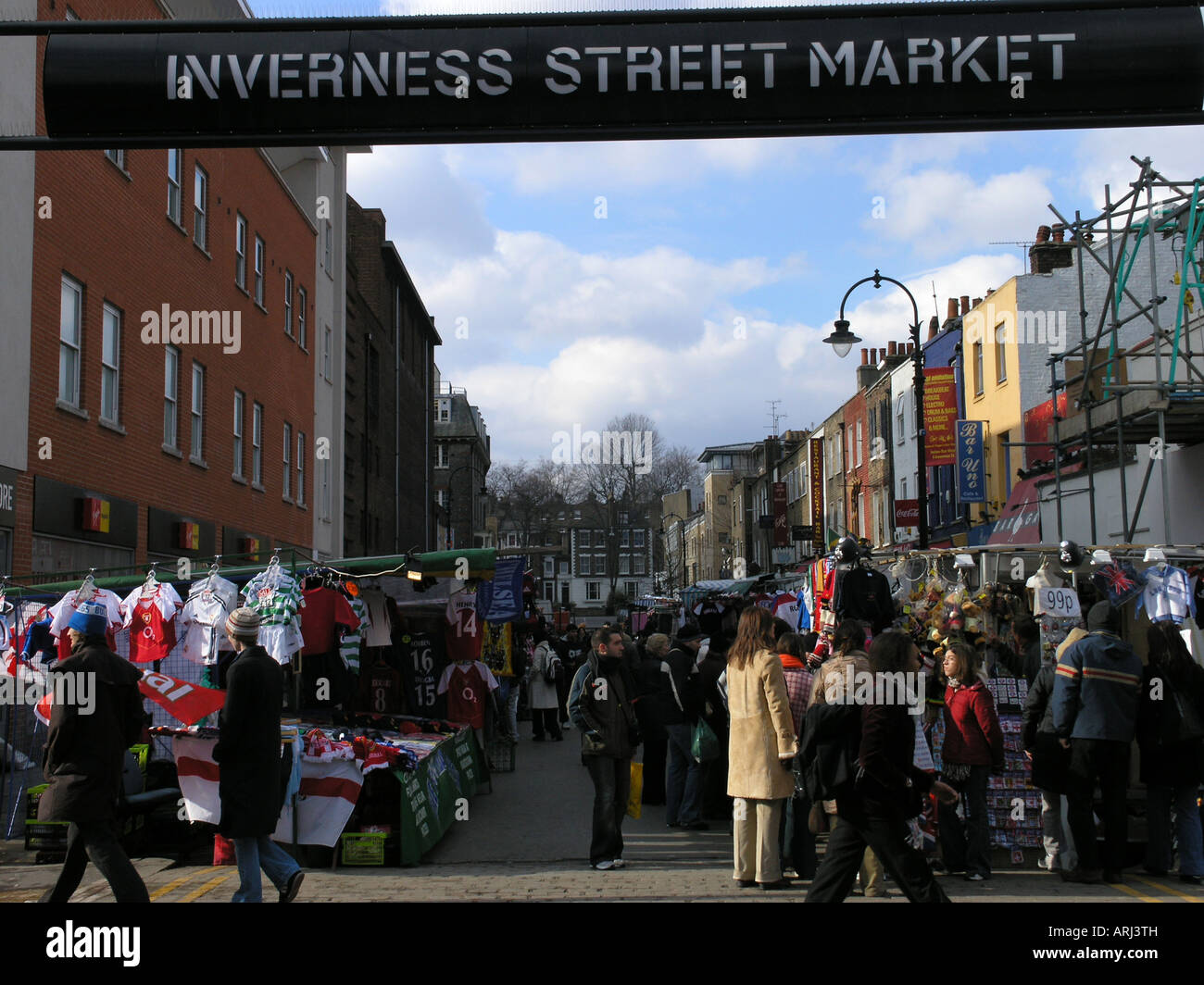 camden inverness street market camden town london england uk gb Stock ...