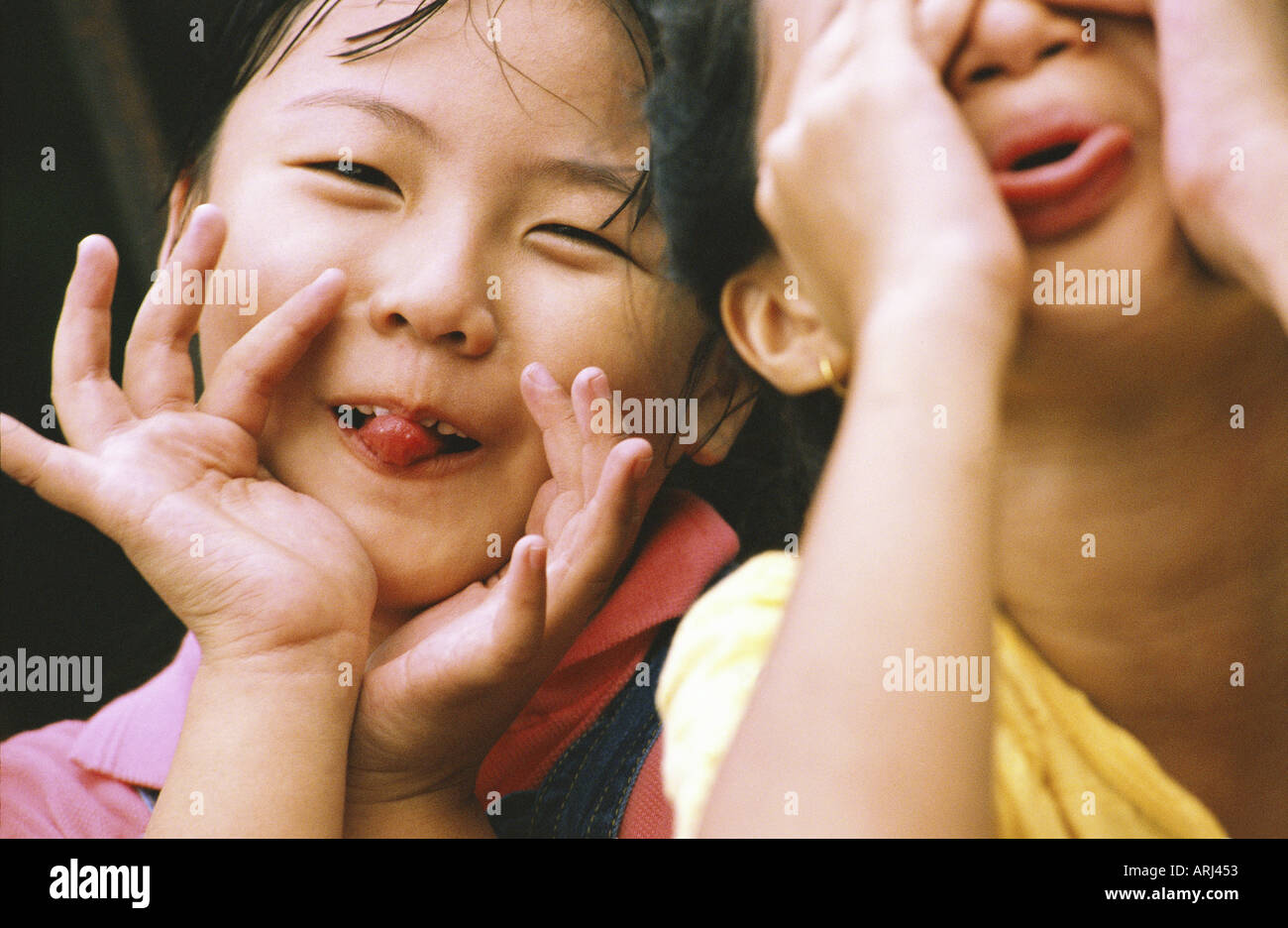 Silly faces kids hi-res stock photography and images - Alamy