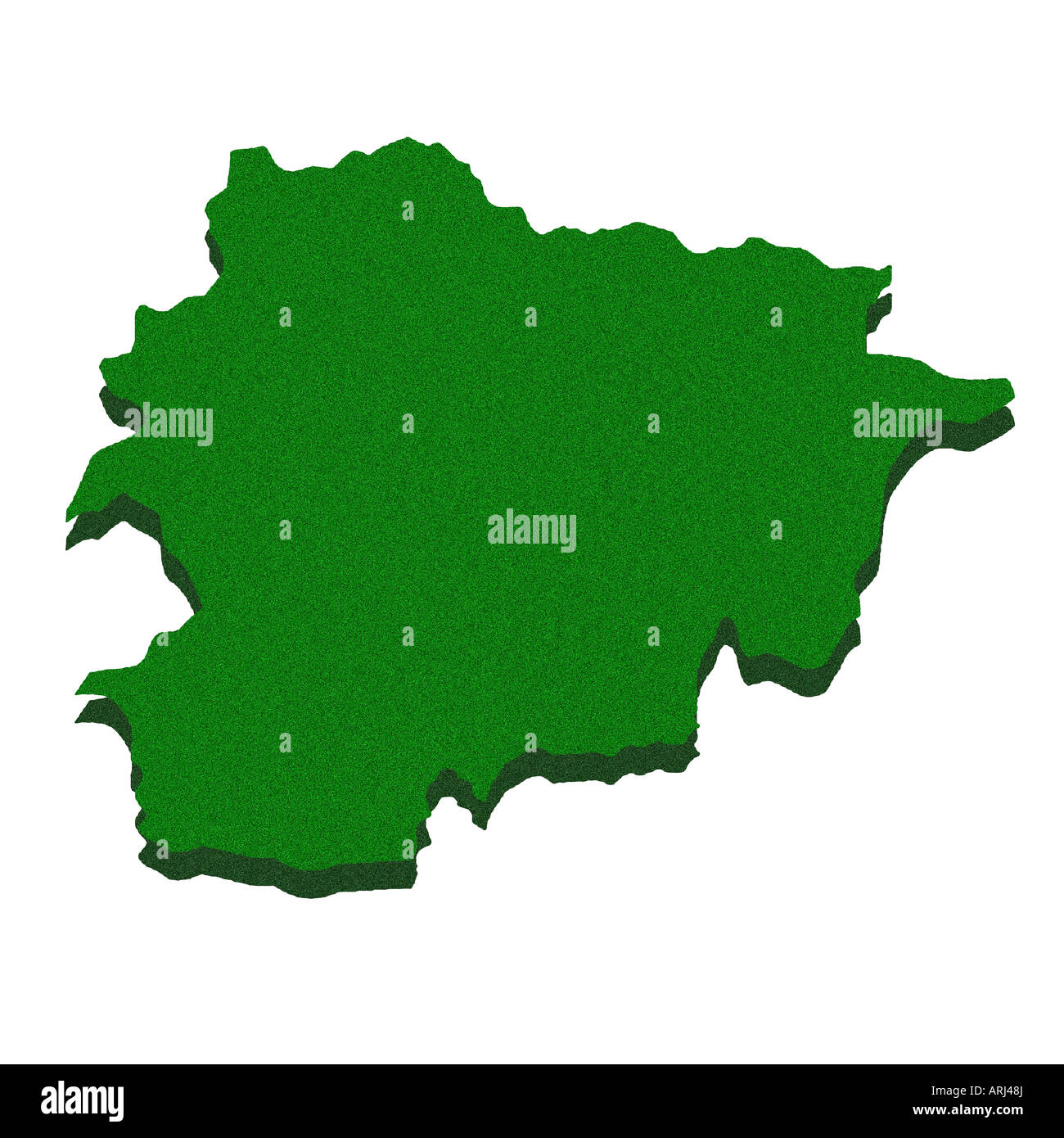 Outline map of Andorra Stock Photo - Alamy