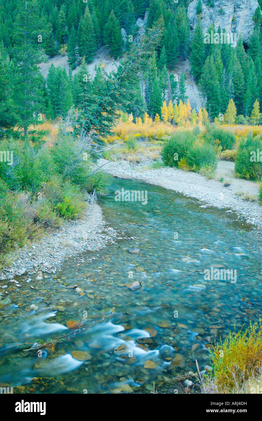 Big Wood River, Idaho Sawtooth Mountain Range National Recreation Area ...