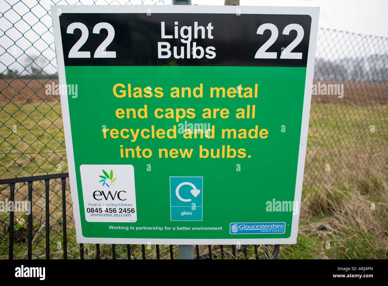 Light Bulb recycling at a UK recycling centre Stock Photo - Alamy