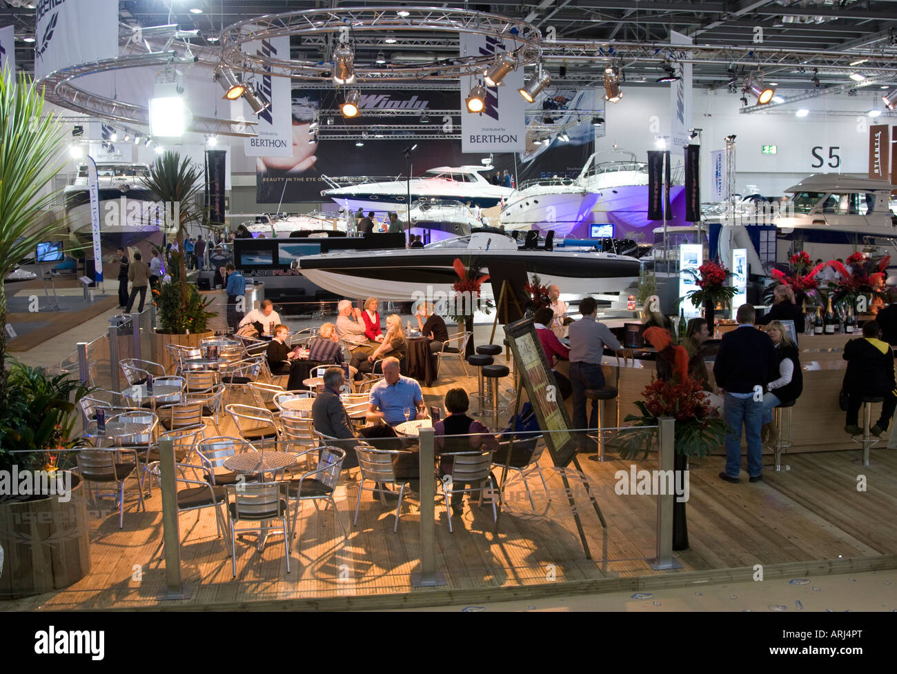 Excel Exhibition Centre London Boat Show 2008 Stock Photo - Alamy