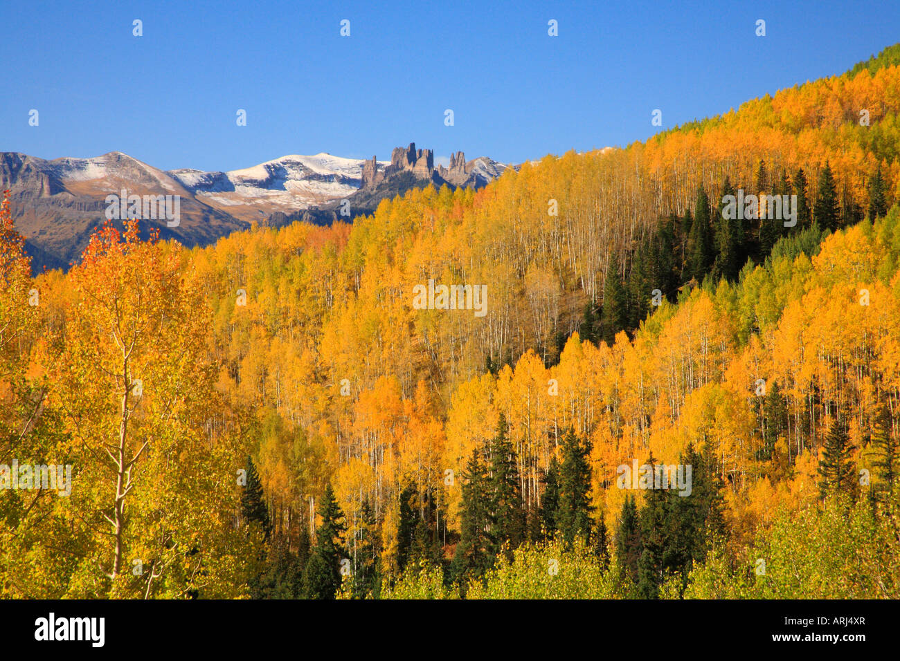 The Castles Seen From Ohio Creek Pass Road, Gunnison, Colorado, USA ...