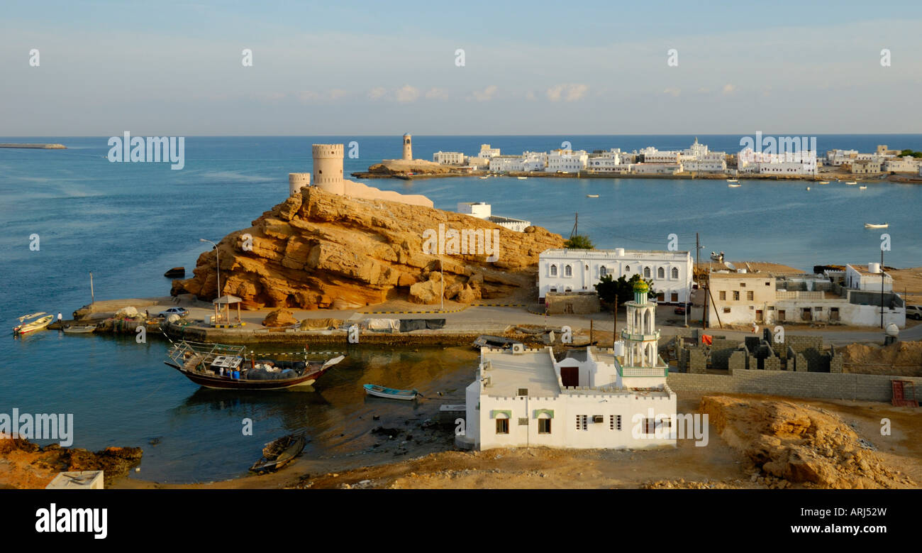Watchtowers, Sur, Oman Stock Photo - Alamy