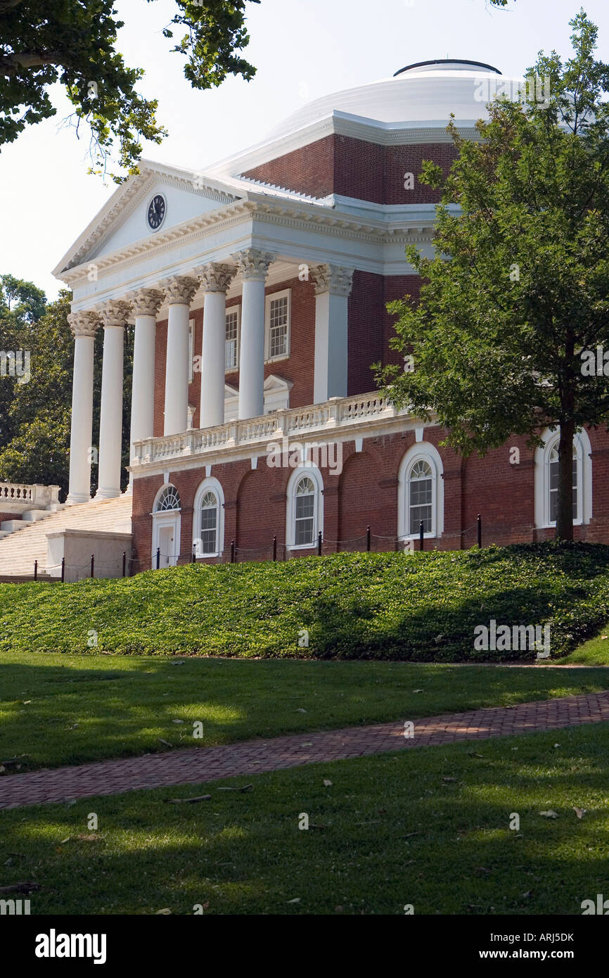 The Rotunda at the University of Virginia in Charlottesville VA built ...