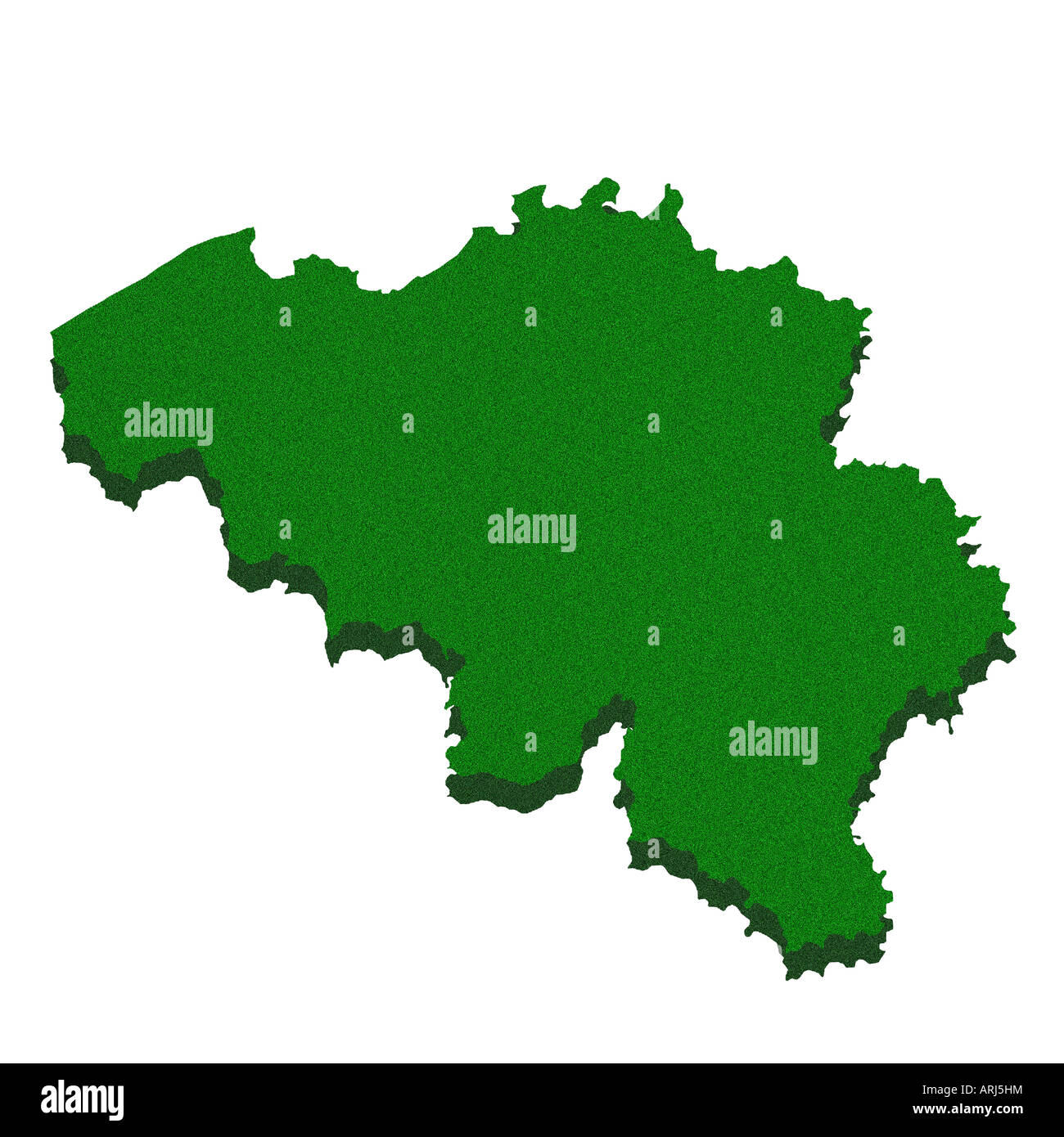 Outline map of Belgium Stock Photo - Alamy