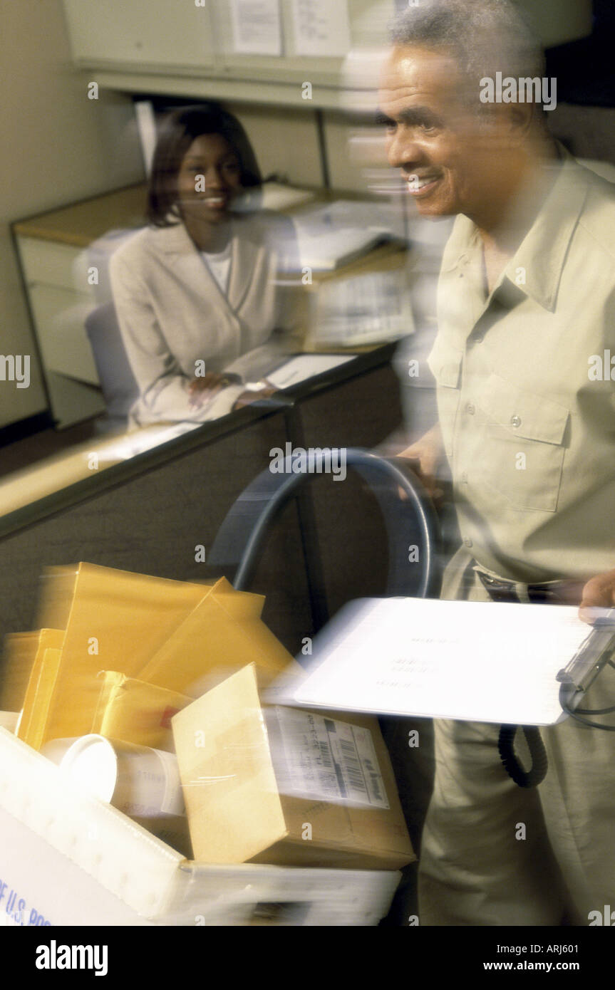 American mailman delivering mail hi-res stock photography and images ...
