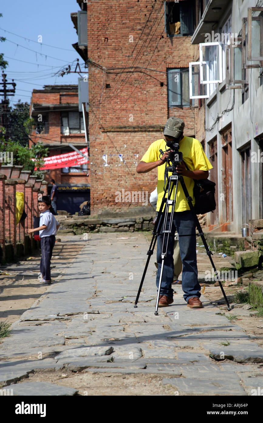 "Camera man Nepal Stock Photo - Alamy