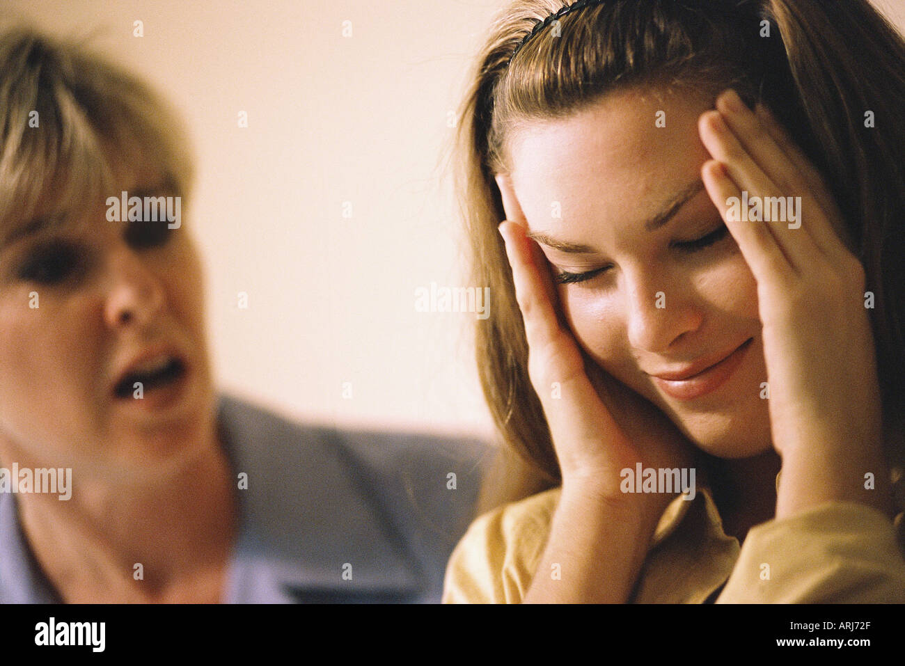 Child nagging parent hi-res stock photography and images - Alamy