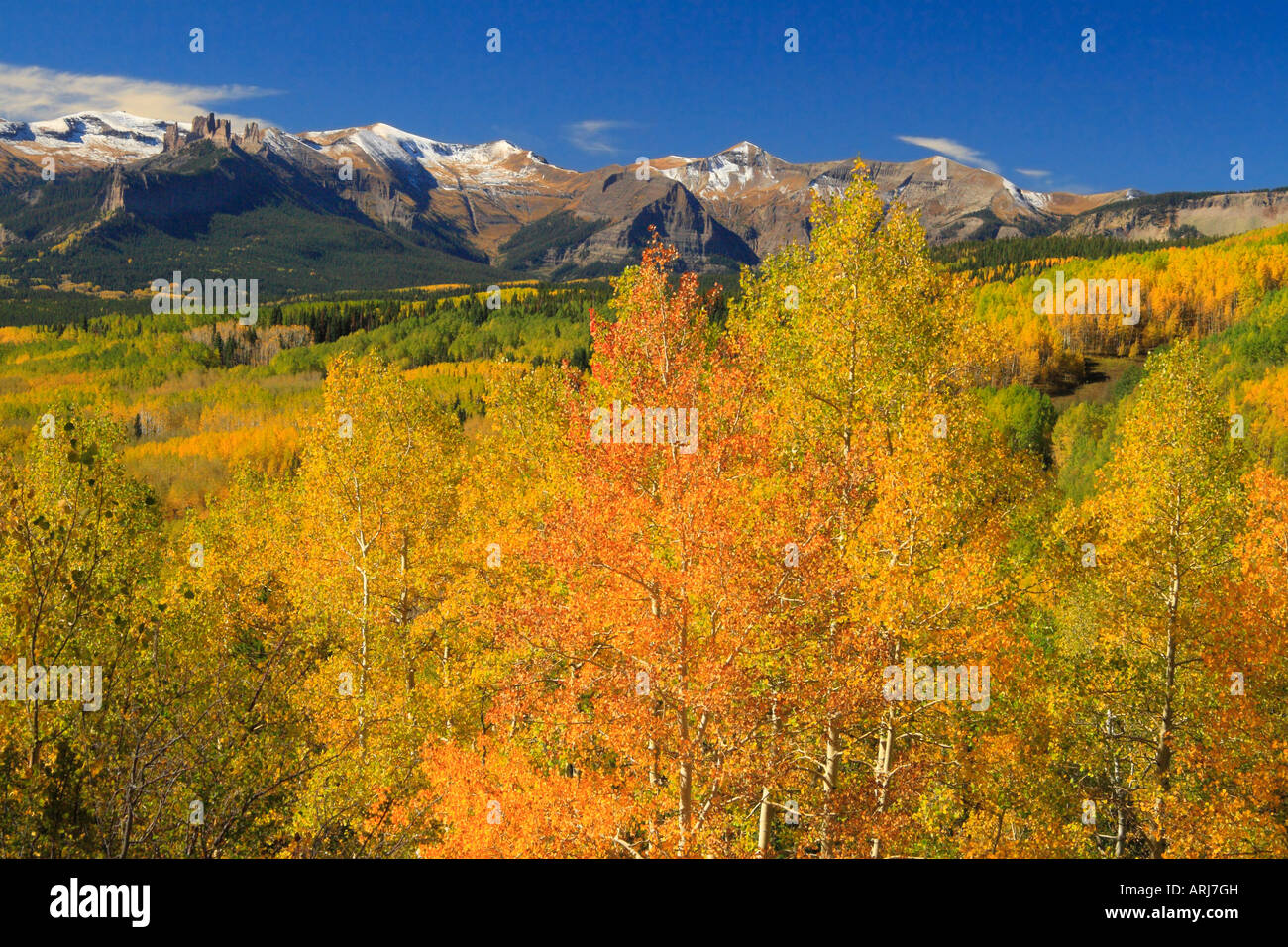 The Castles Seen From Ohio Creek Pass Road, Gunnison, Colorado, USA ...