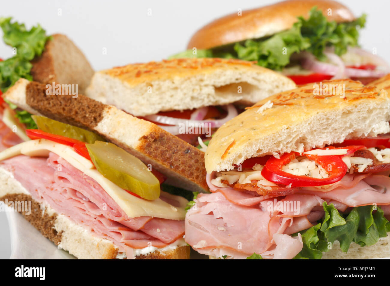 Finger cut sandwiches hi-res stock photography and images - Alamy