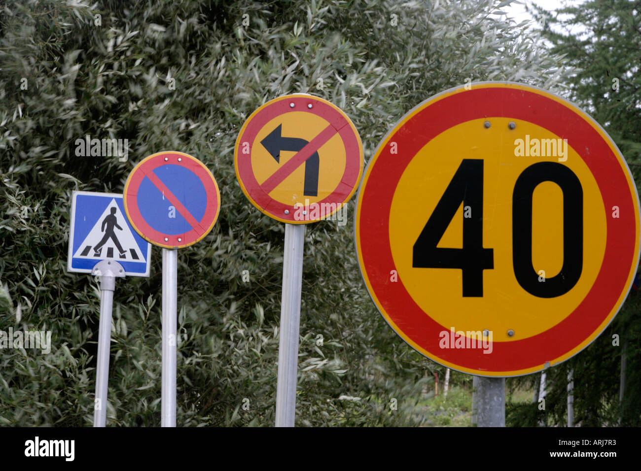 Multiple road signs hi-res stock photography and images - Alamy
