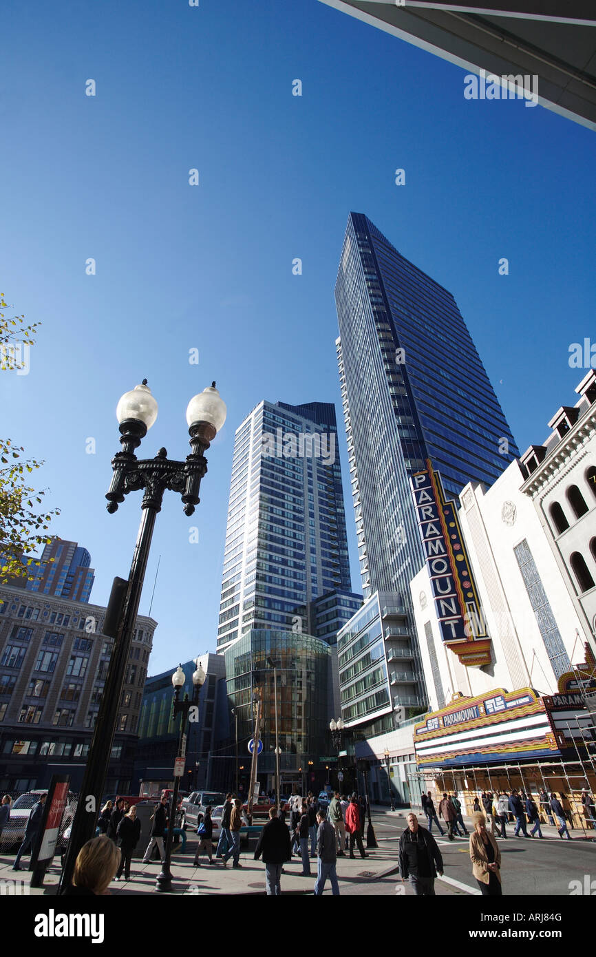 Boston street scene hi-res stock photography and images - Alamy