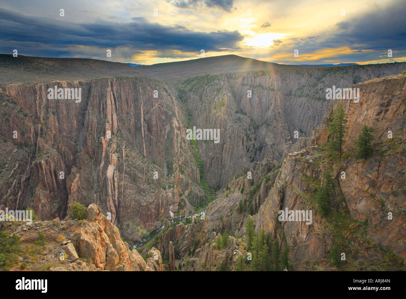 Sunrise, South Rim of Canyon, Black Canyon of the Gunnison National ...