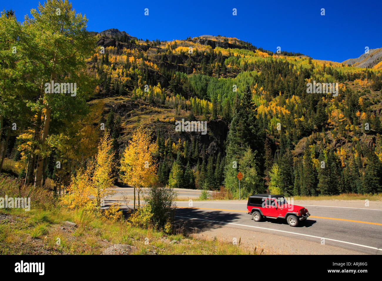 Million Dollar Highway, Ouray, Colorado, USA Stock Photo - Alamy