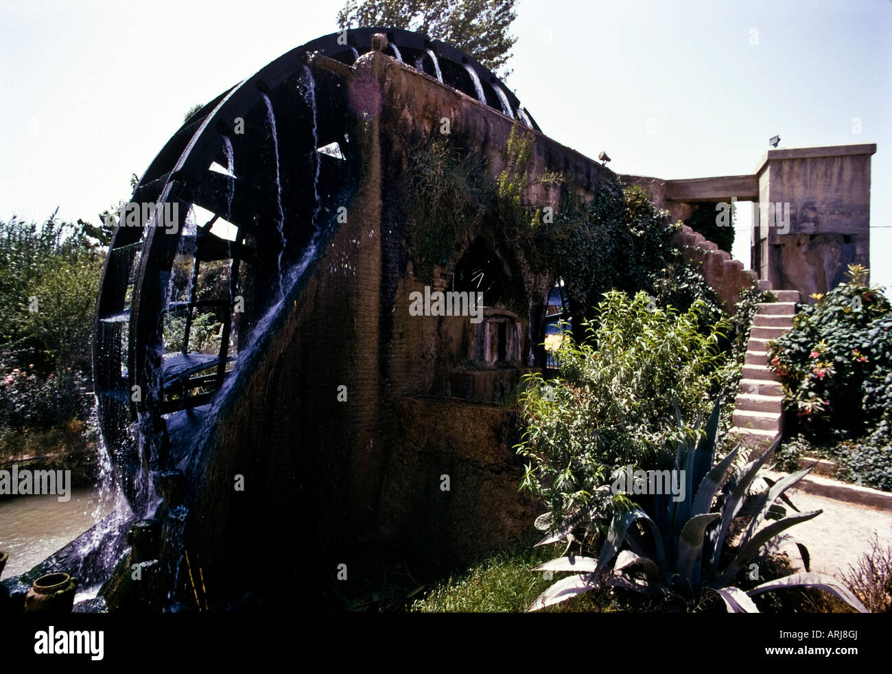 Ancient roman water wheel hi-res stock photography and images - Alamy