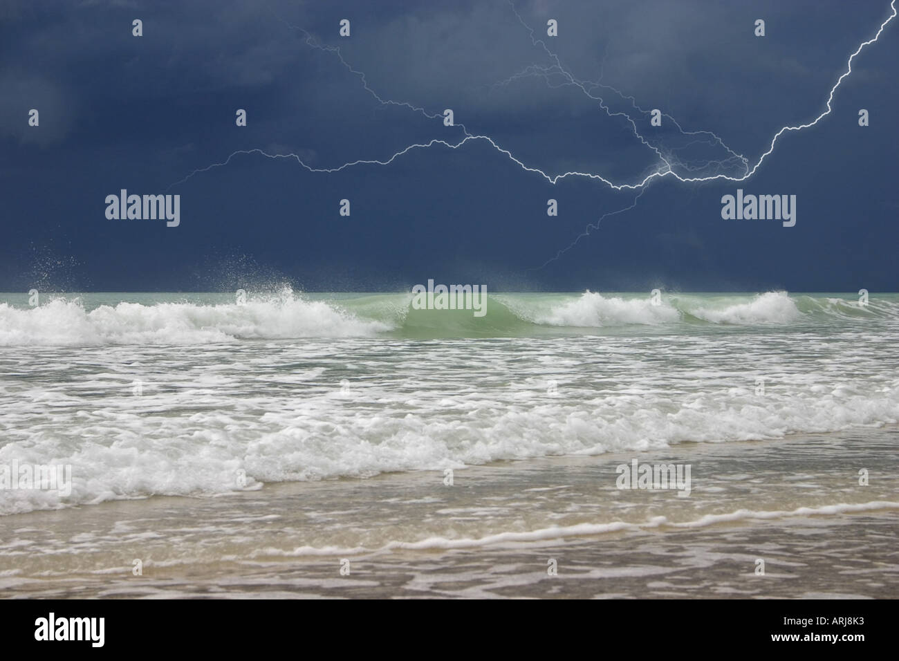 Storm above Cable Beach, Australia, Western Australia, Kimberley ...