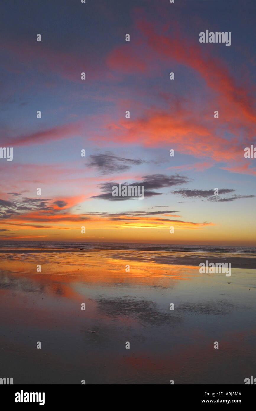 Reflections at Cable Beach, Australia, Kimberley, Western Australia ...