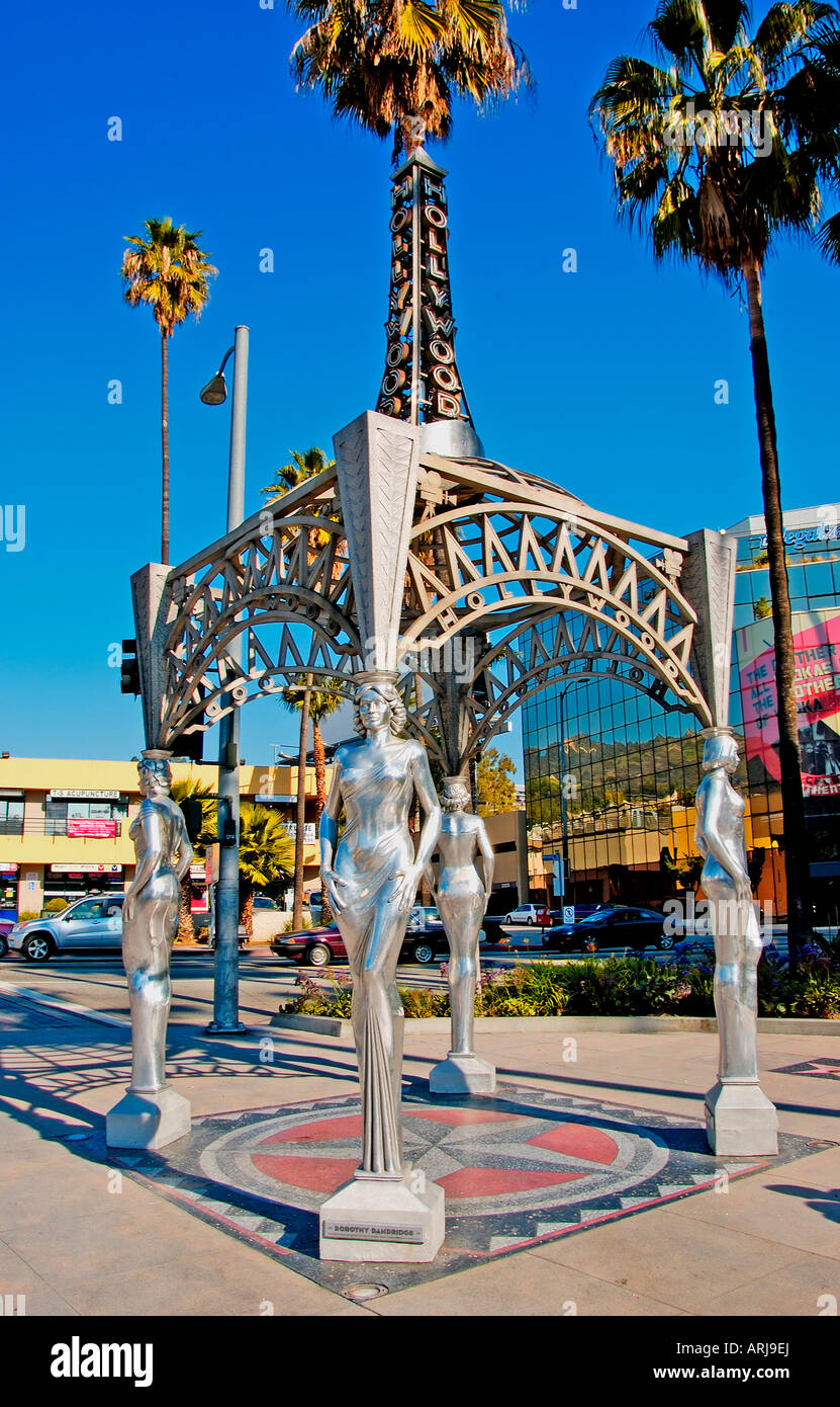 the hollywood starlet statue Stock Photo - Alamy