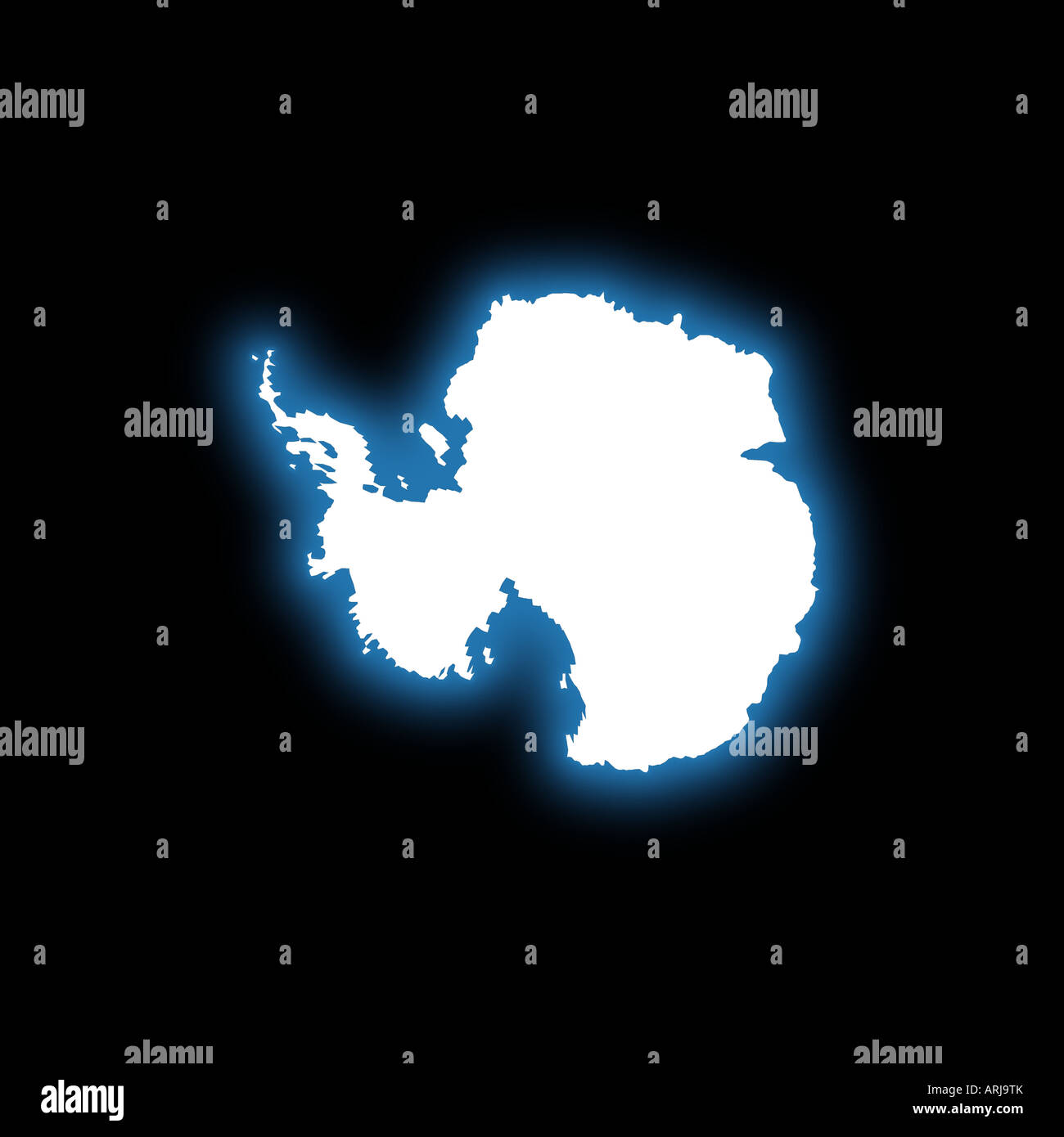 Antarctica map hi-res stock photography and images - Alamy