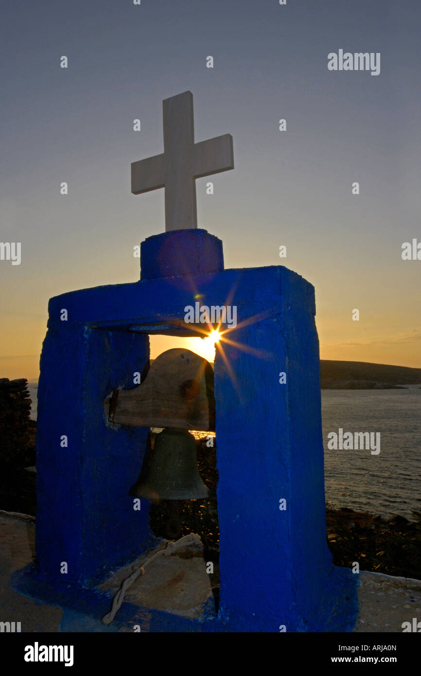 Greek Orthodox Church on the Isle of Marathi, Dodecanese, Aegean Sea ...
