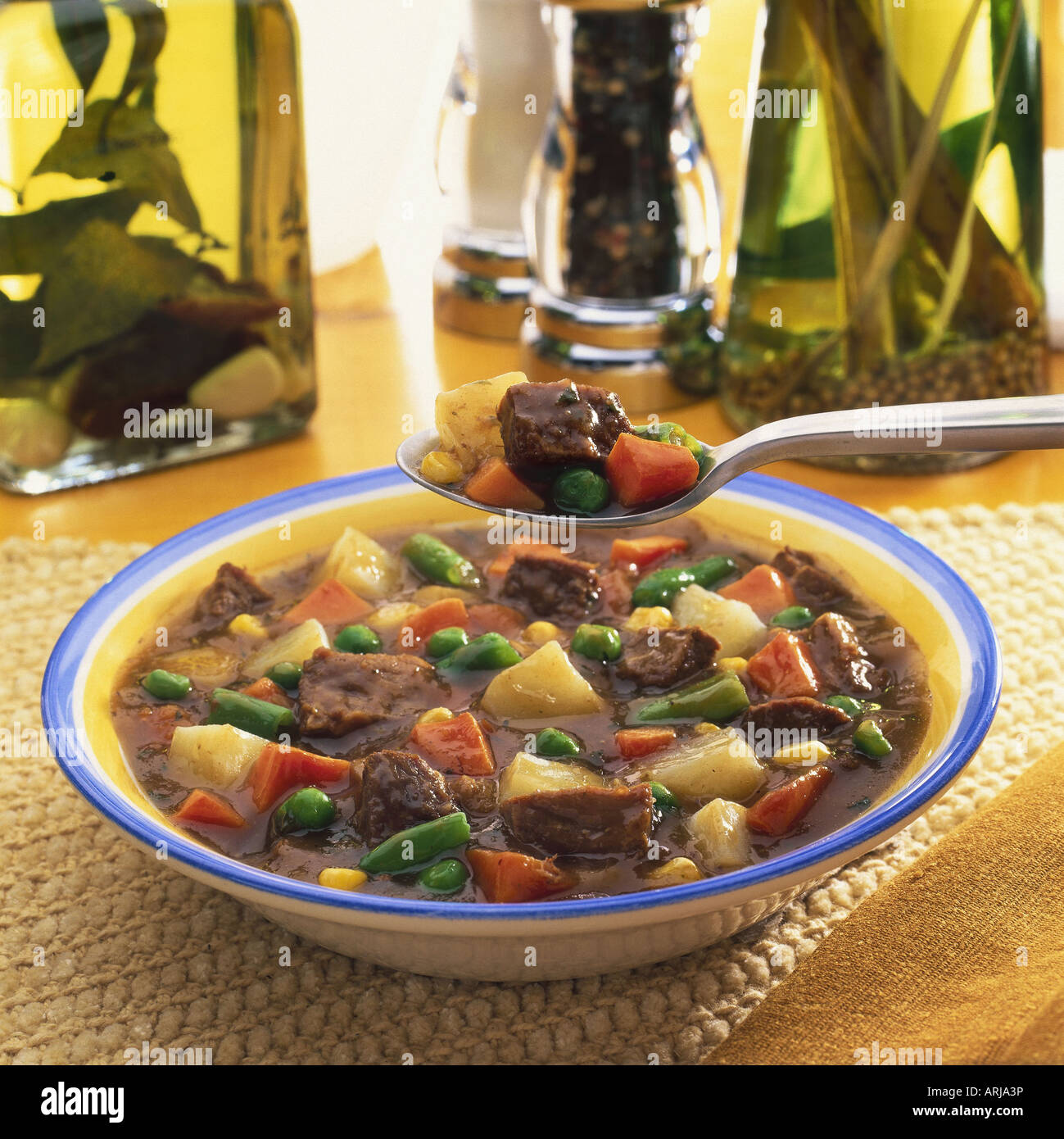 Bowl of soup Stock Photo - Alamy