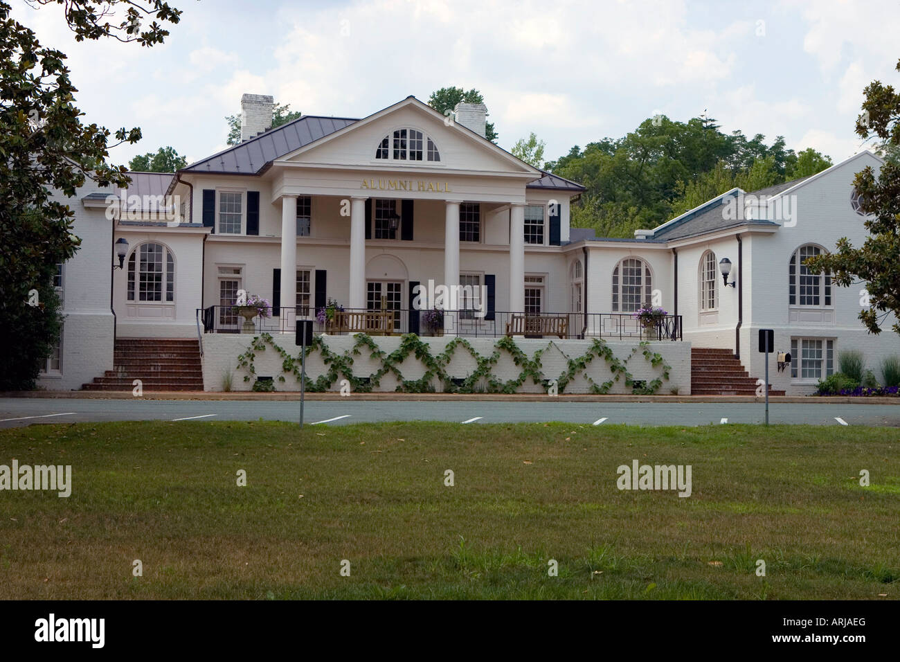 The University of Virginia's Alumni Hall located off of Emmett Street ...