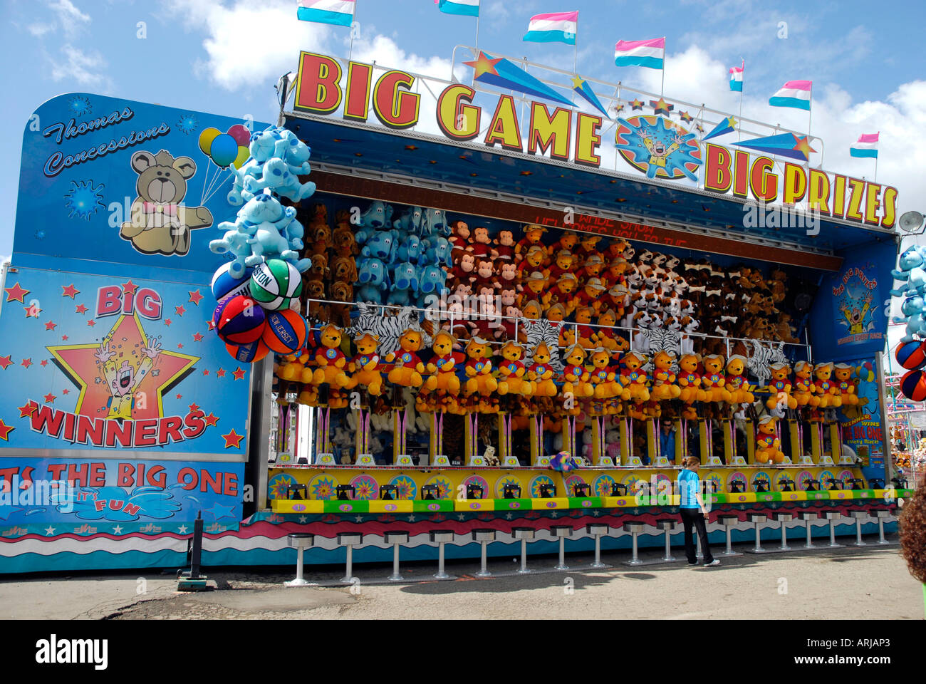 The midway at Michigan State Fair Held at Detroit Michigan MI Stock ...