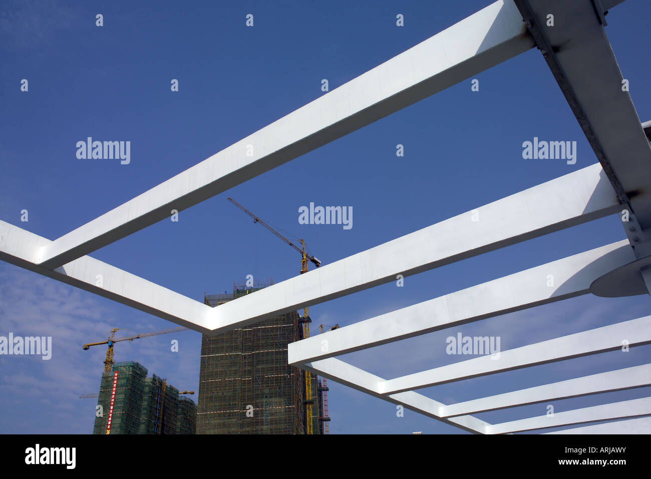 Construction boom in ShenZhen China Stock Photo - Alamy
