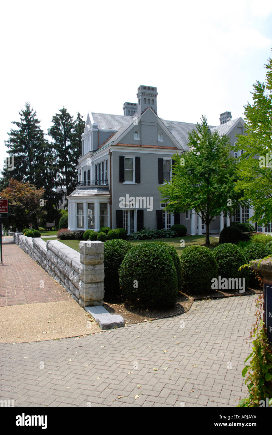 Woodrow Wilson Presidential Library at Staunton Virginia VA Stock Photo ...