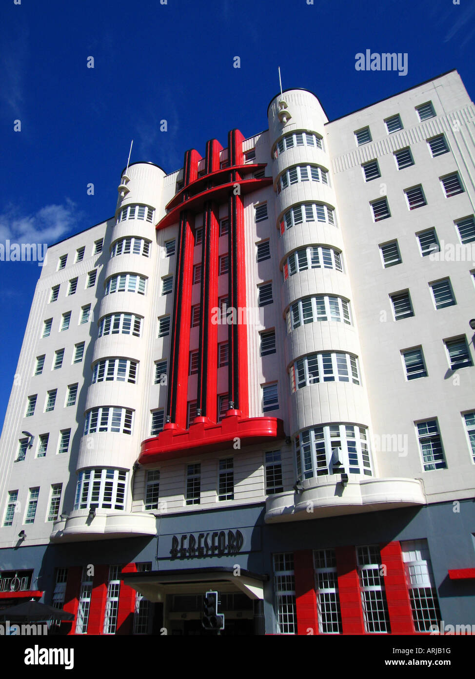 Art Deco tower block Stock Photo - Alamy