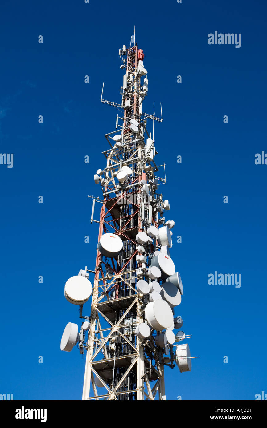 Aerial tower in Palleja Stock Photo - Alamy