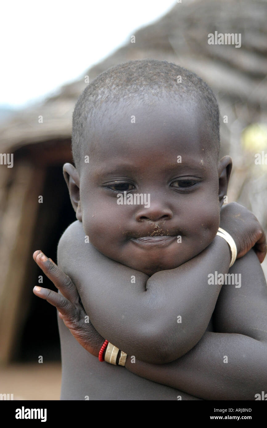 Toposa girl hi-res stock photography and images - Alamy