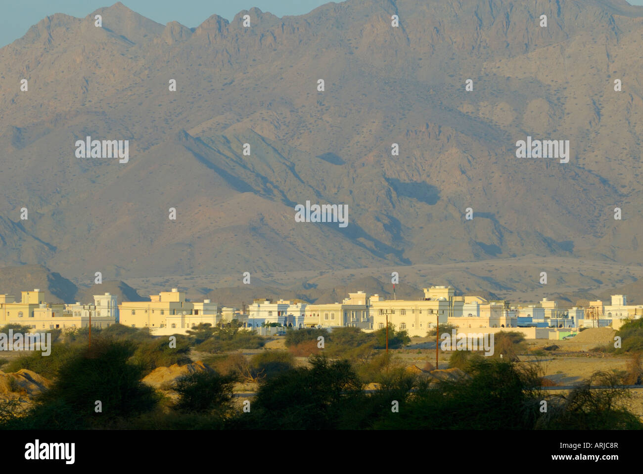 Omani village near Muscat Stock Photo - Alamy