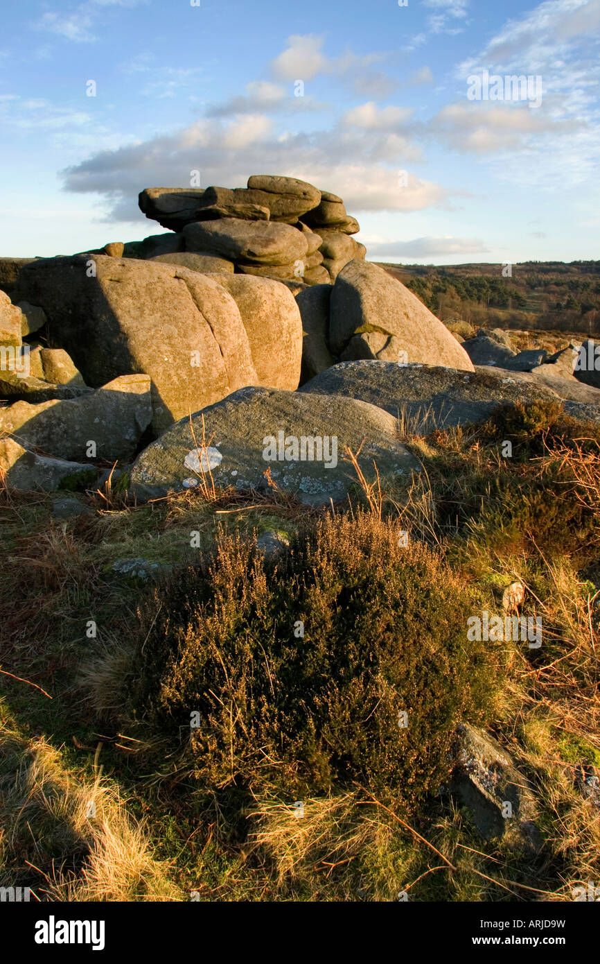 Weathered Gritstone Boulders High Resolution Stock Photography and ...