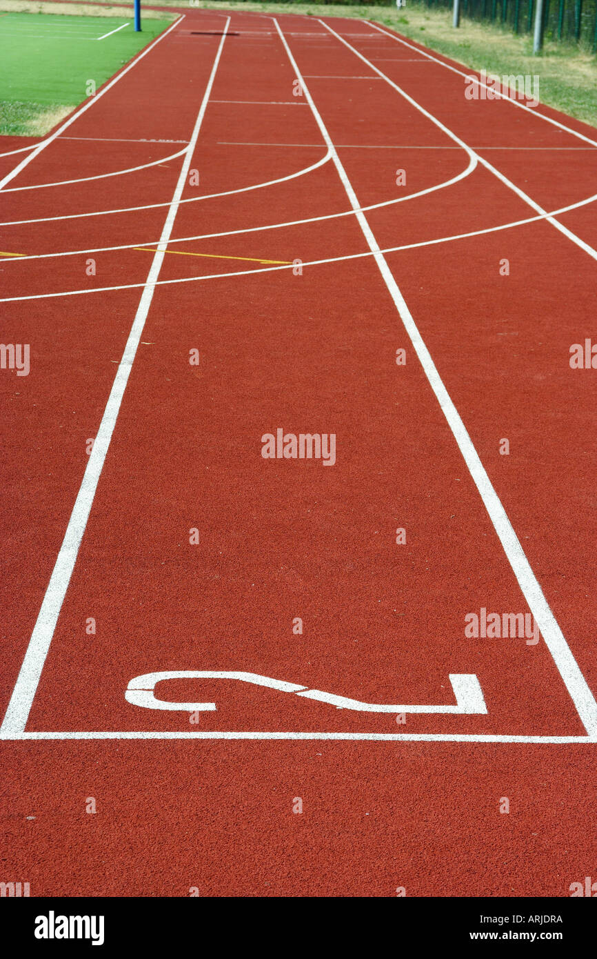 Running track number two Stock Photo - Alamy Running track number two Stock Photo - Alamy
