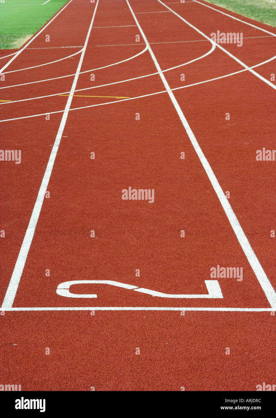 Running track number two Stock Photo - Alamy Running track number two Stock Photo - Alamy
