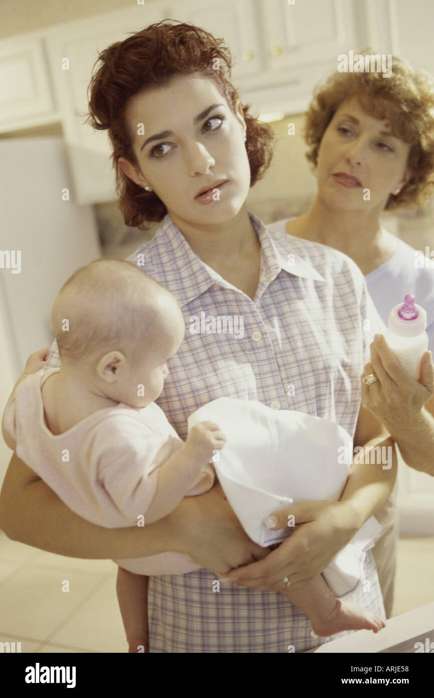 Mother grandmother baby ignore hi-res stock photography and images - Alamy