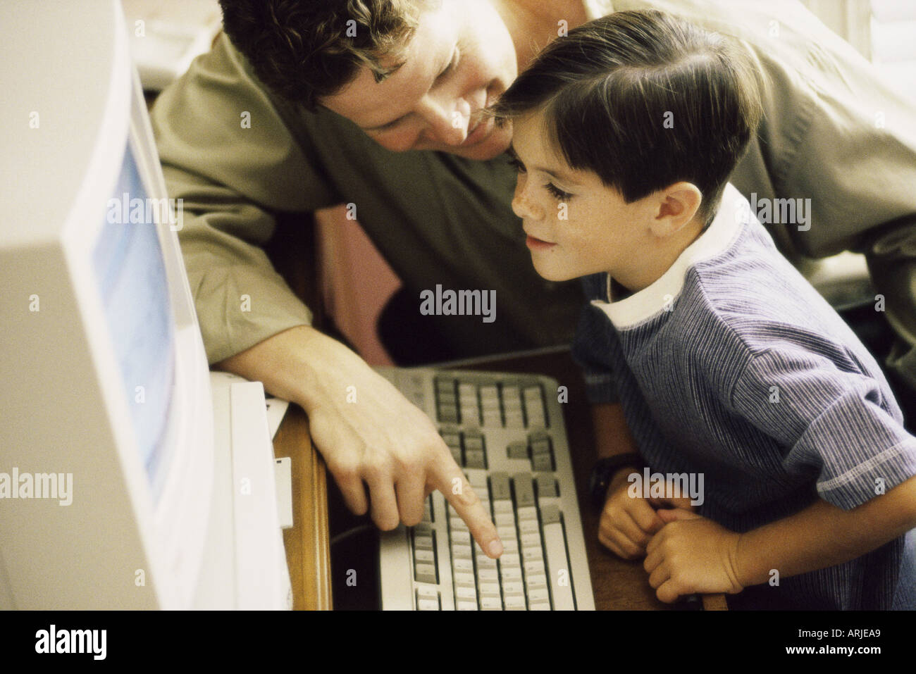 Children computers in teaching hi-res stock photography and images - Alamy