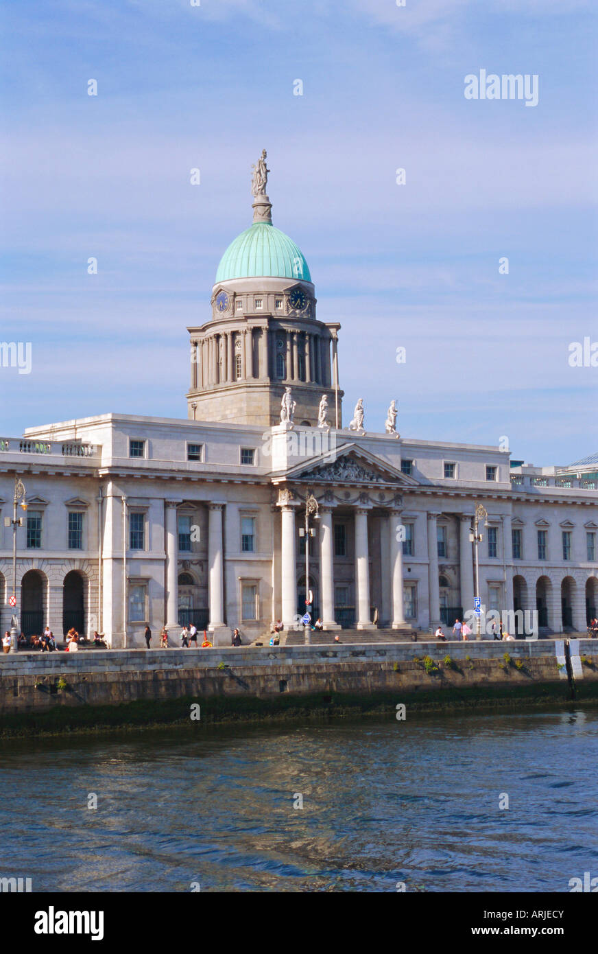 Custom house dublin facade hi-res stock photography and images - Alamy
