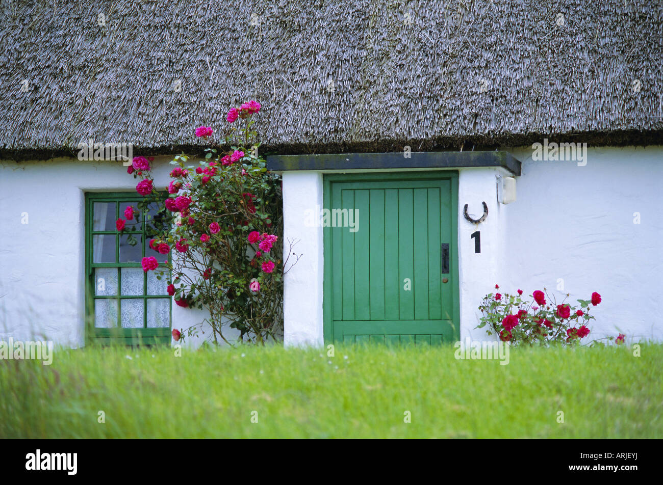 Single storey house, County Clare, Munster, Republic of Ireland (Eire ...