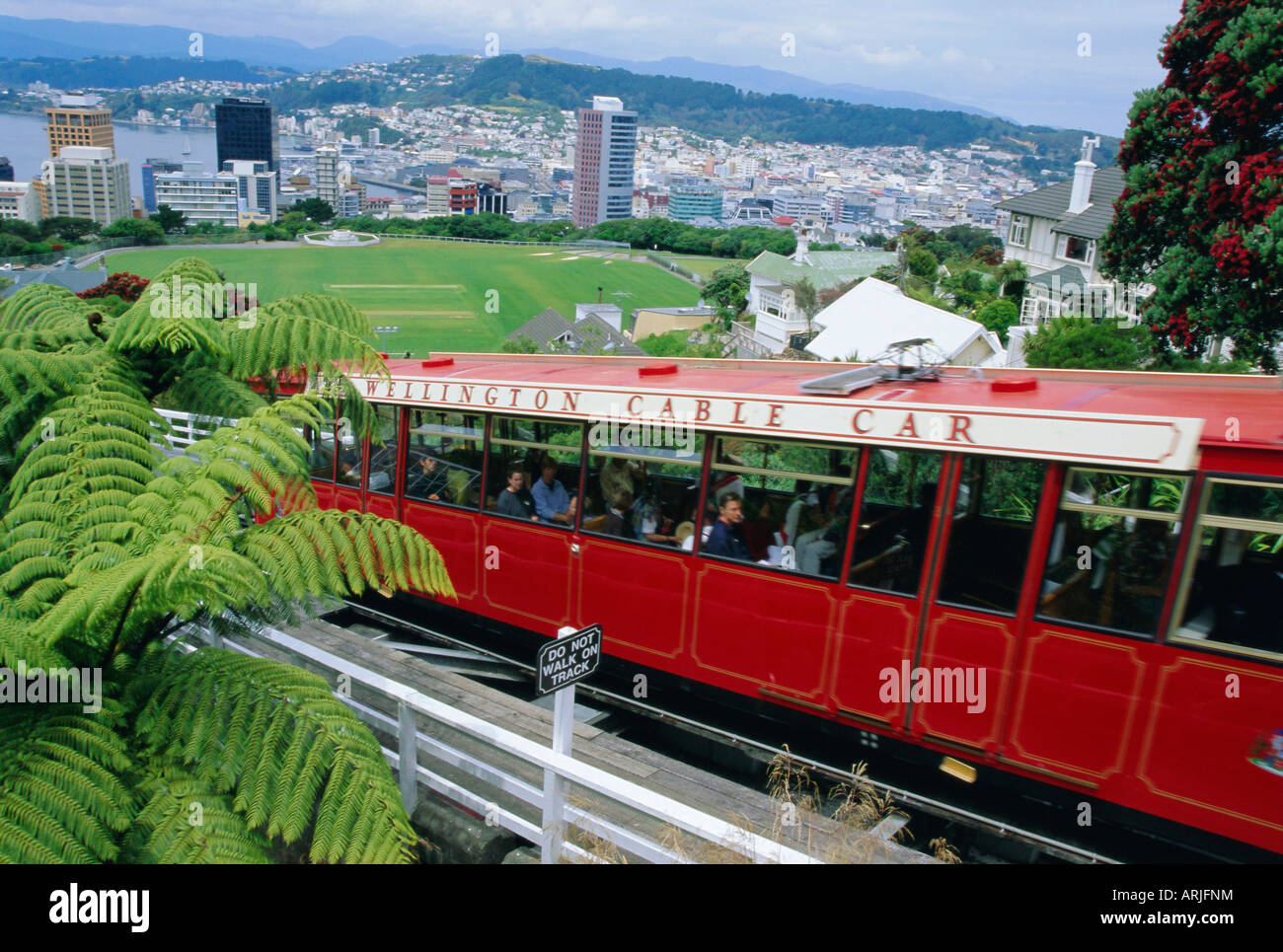 The Cable Car, Wellington, North Island, New Zealand Stock Photo - Alamy