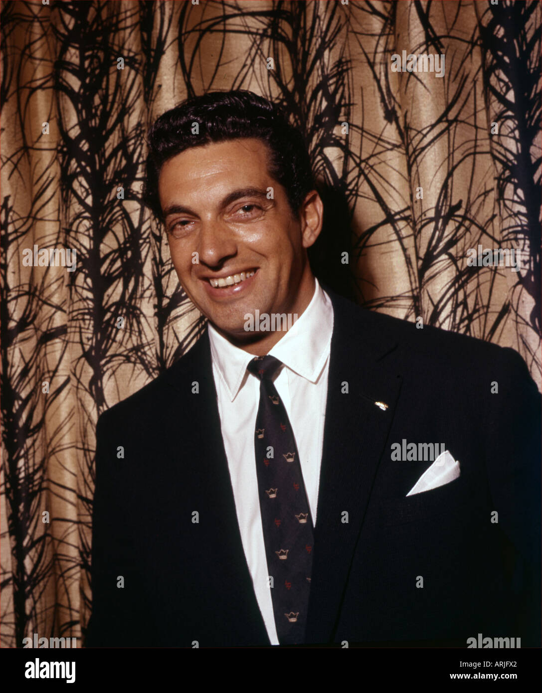 FRANKIE VAUGHAN UK pop singer about 1960 Stock Photo - Alamy