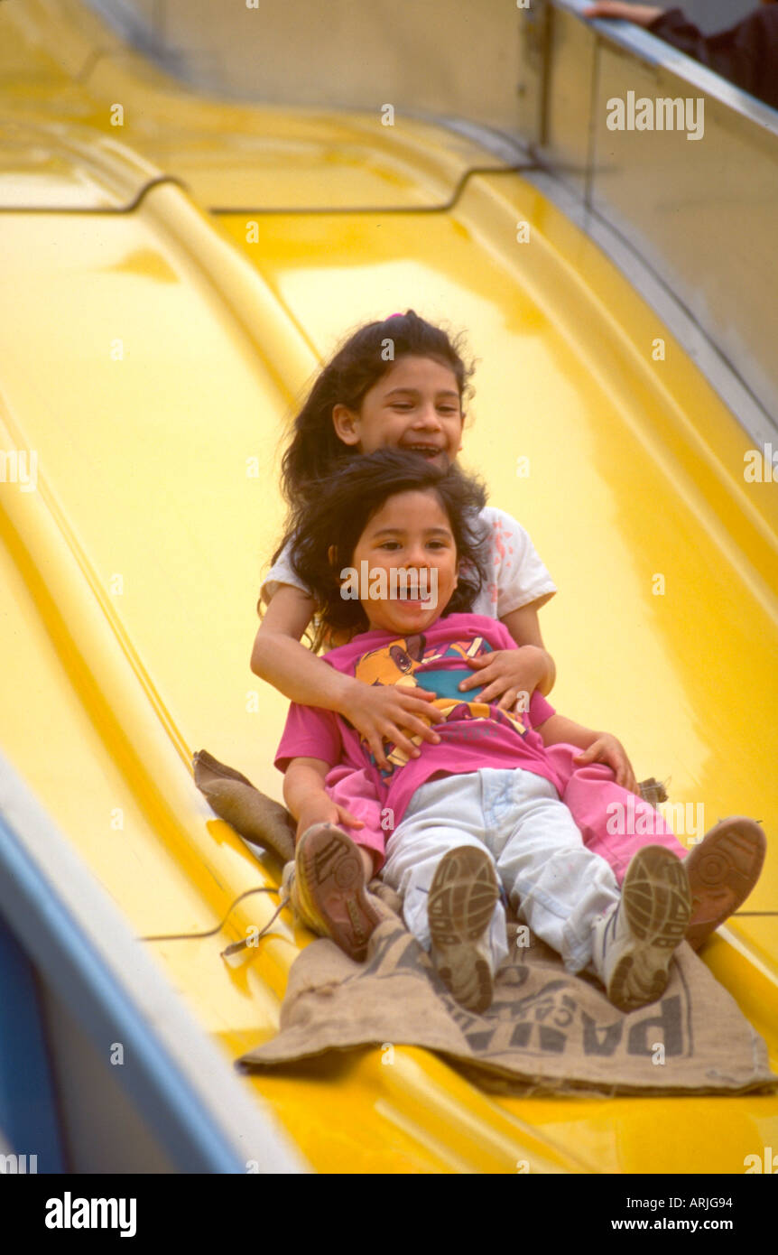 Children screaming slide hi-res stock photography and images - Alamy