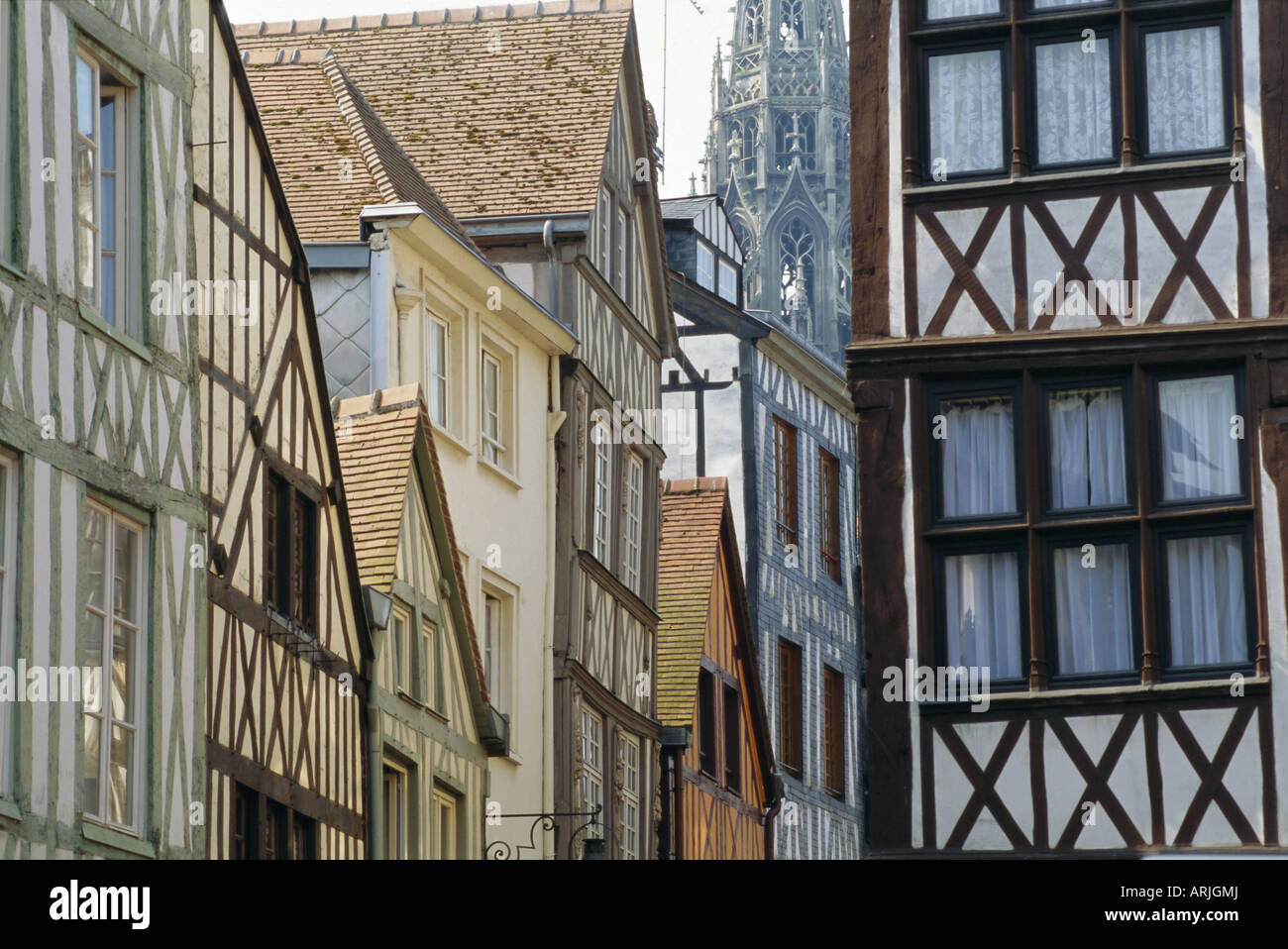 Traditional architecture, Rouen, Seine-Maritime, Haute Normandie ...