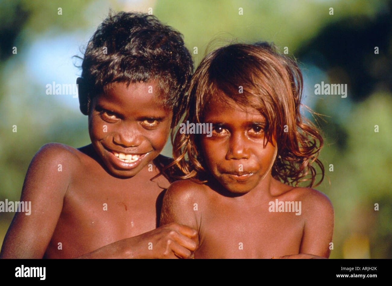 Aborigine children, Australia Stock Photo - Alamy