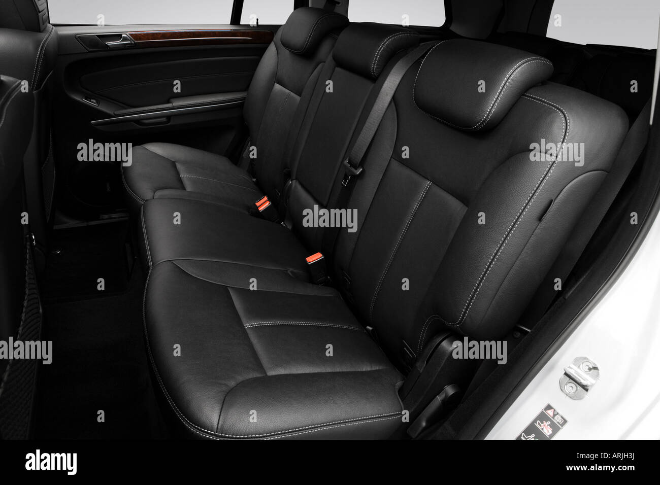 2008 Mercedes-Benz GL-Class GL550 in Silver - Rear seats Stock Photo ...