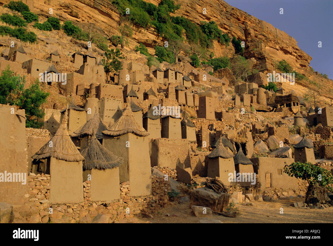 Village of Banani, Sanga (Sangha) region, Bandiagara escarpment, Dogon ...