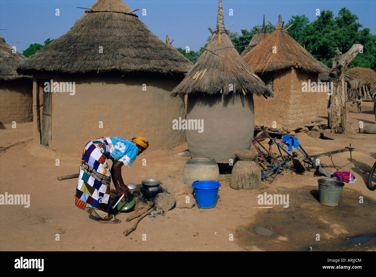 Village life rural mali hi-res stock photography and images - Alamy