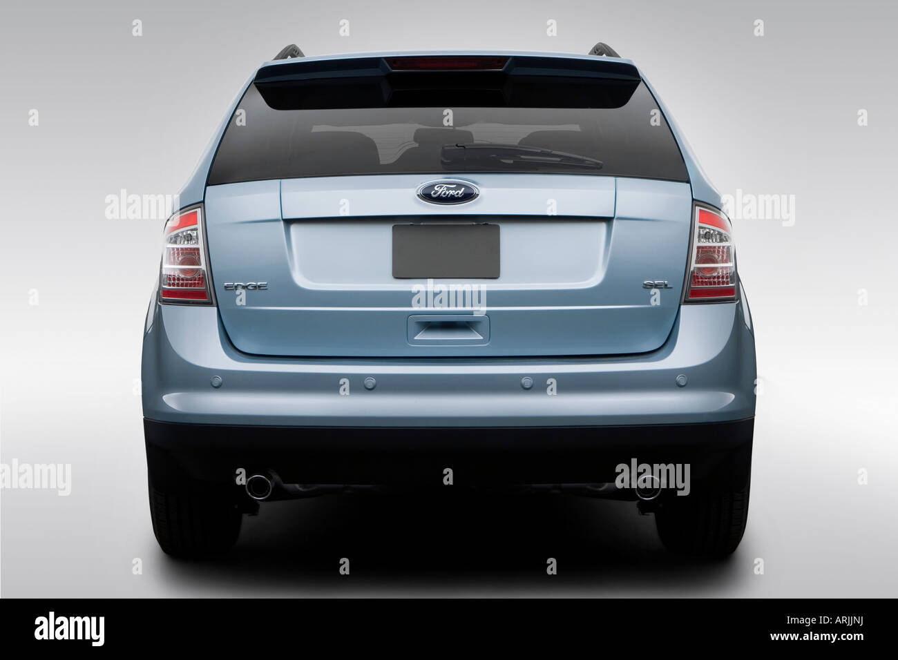 2008 Ford Edge SEL in Blue - Low/Wide Rear Stock Photo - Alamy
